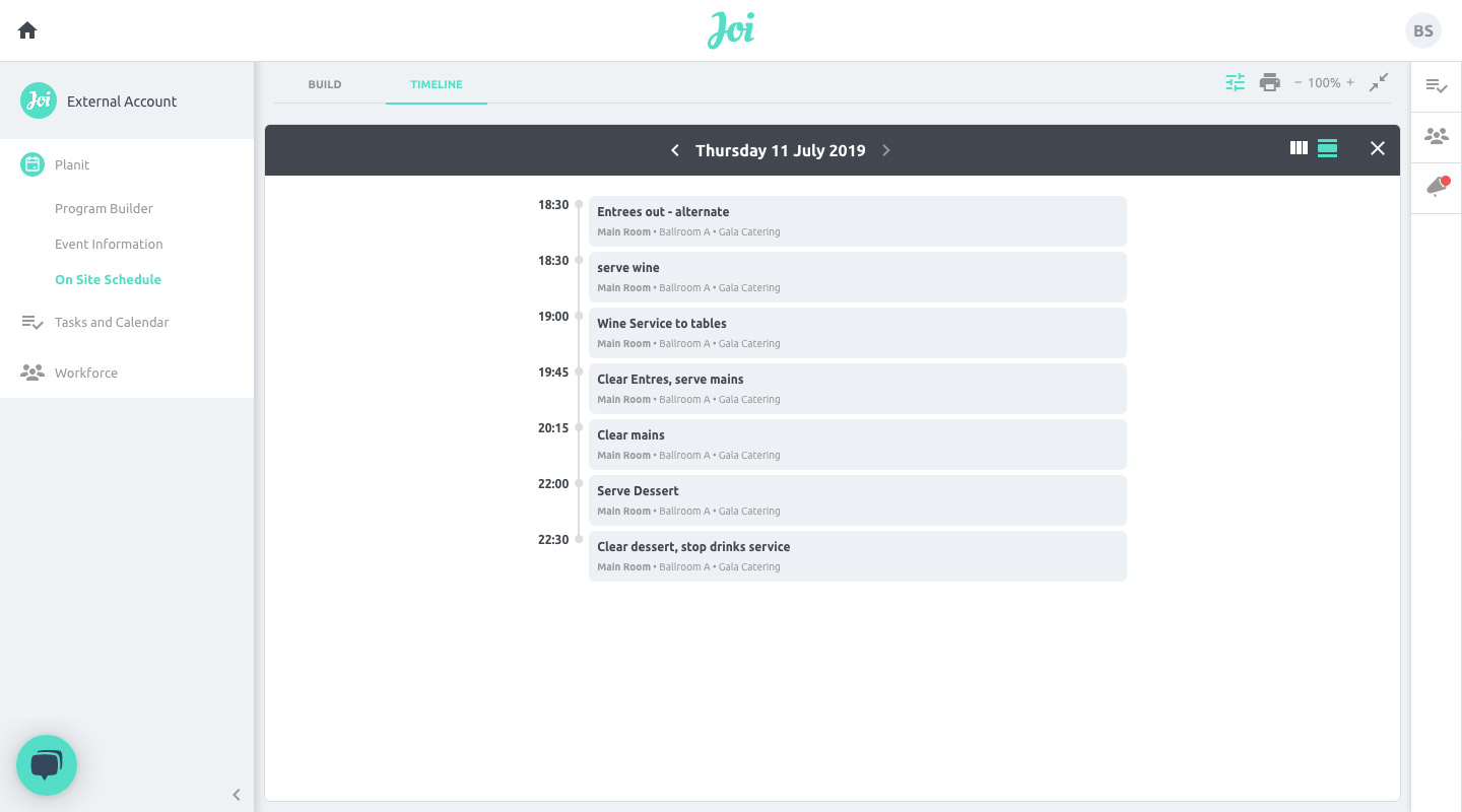 Building Programs & Schedules | Quickstart Guide • Joi
